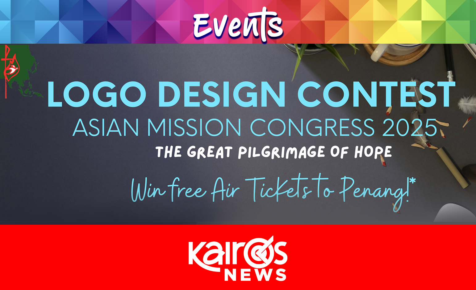Logo Design Contest Announced for Asian Mission Congress 2025 - Kairos News